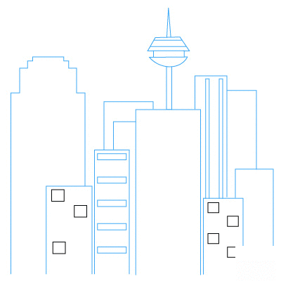 Jak narysować miasto krok po kroku. Rysowanie miasta