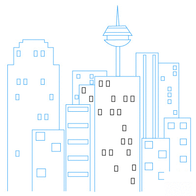 Jak narysować miasto krok po kroku. Rysowanie miasta
